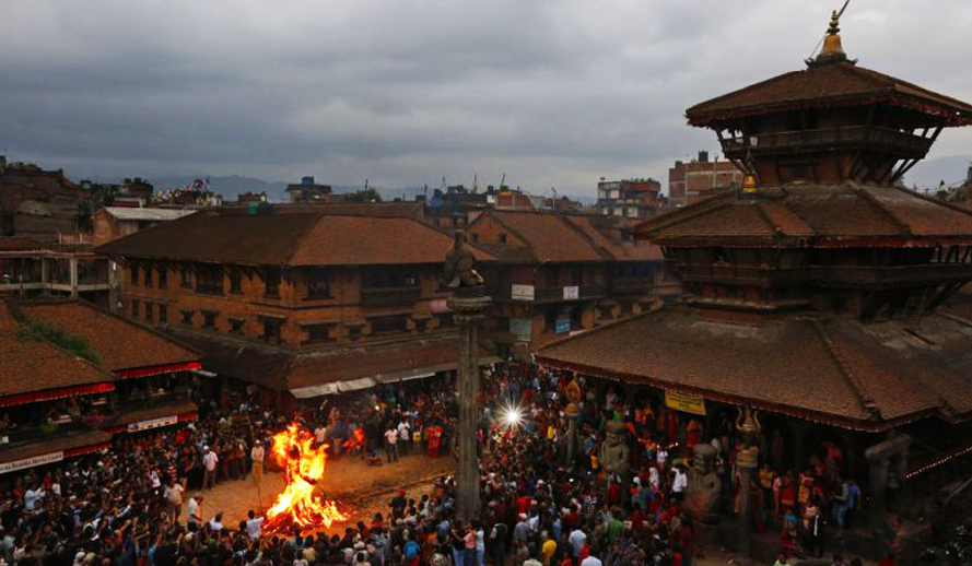 The Burning of Evil - Ghanta Karna Festival - Himalayan Cultures
